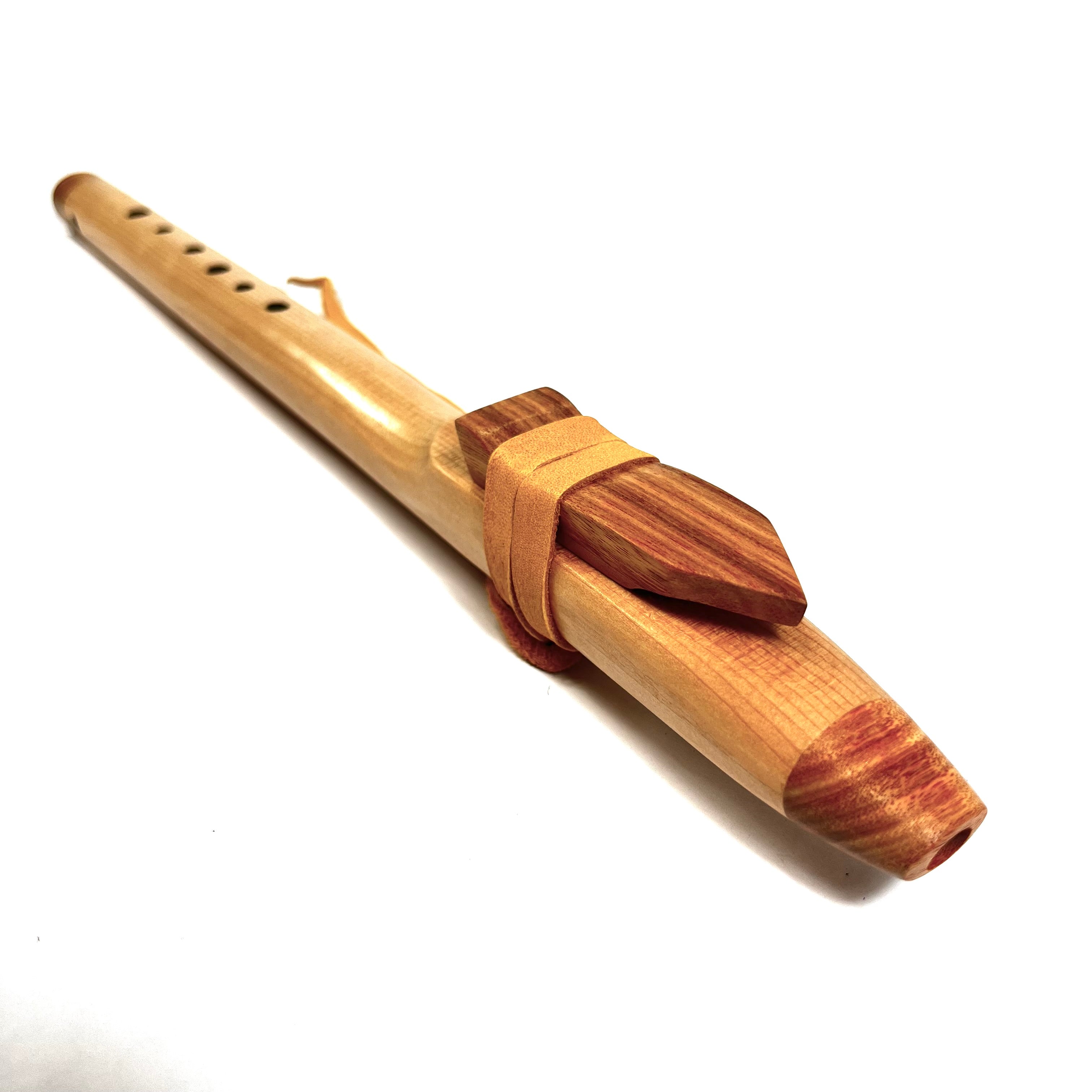 Spruce Concert Flute with Canarywood Accents -B Aeolian/NAF-In Stock-M ...