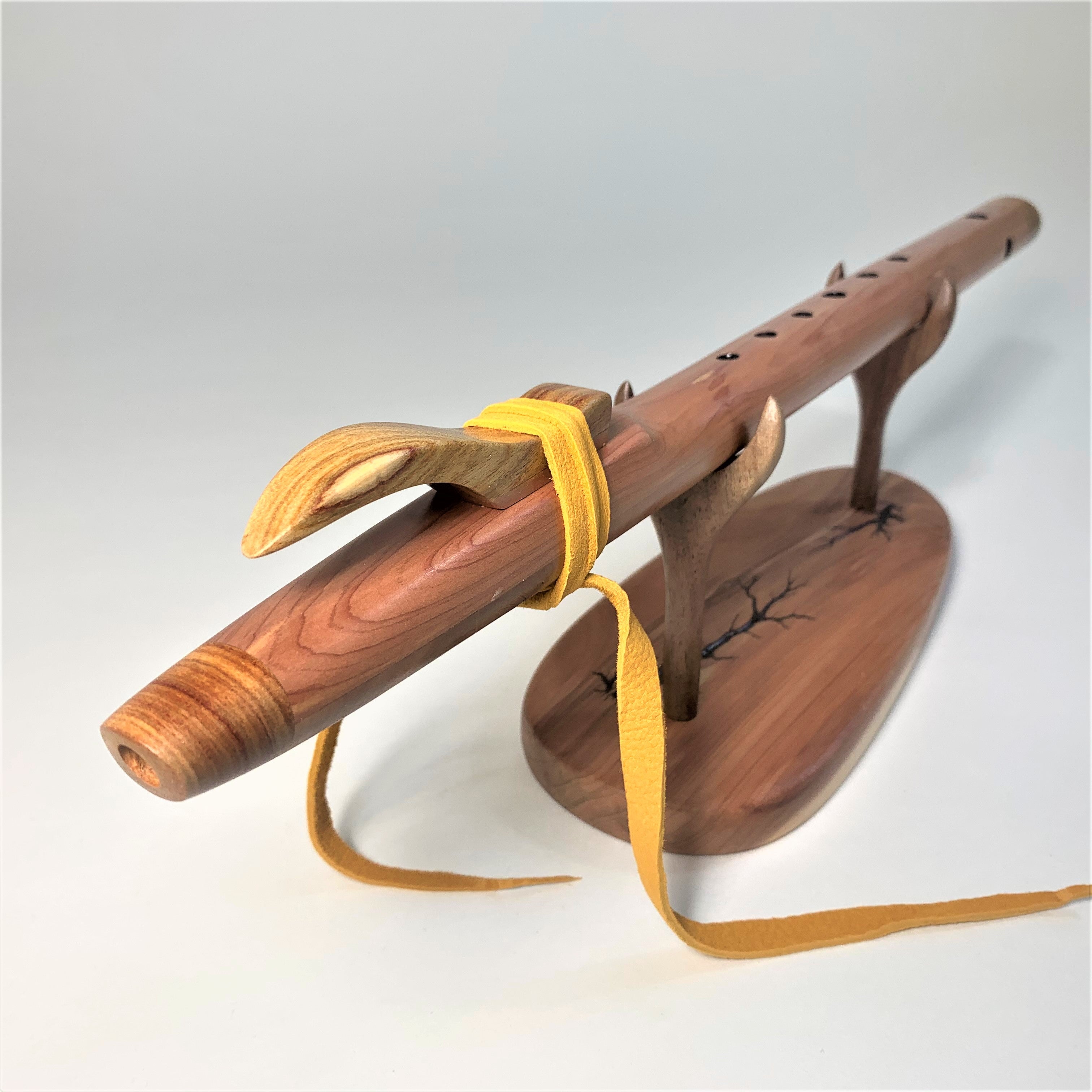 Aromatic Cedar Concert Flute - A to C - NAF minor - Made to Order ...