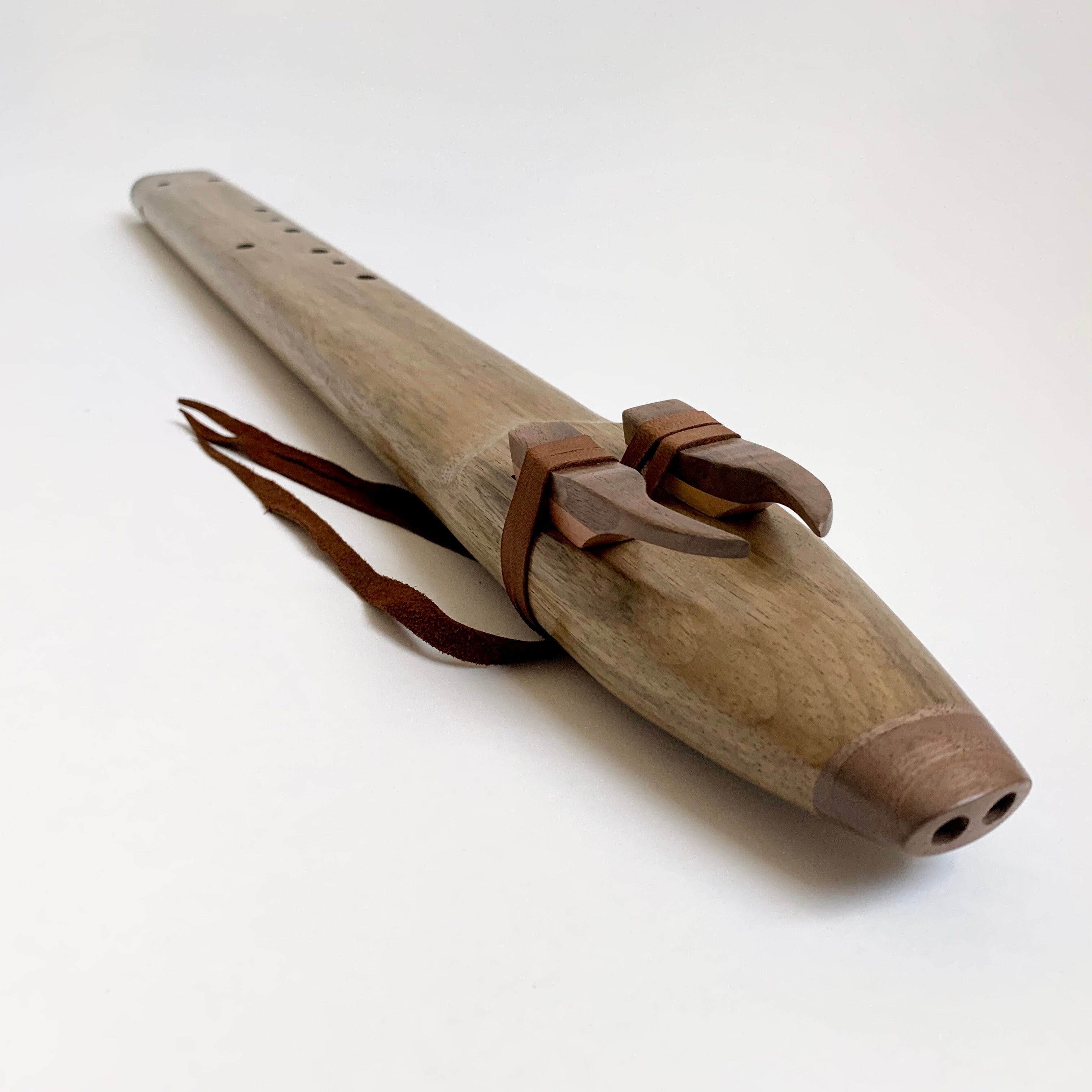 Geometric Art Double Drone Native American Flute – Singing Tree Flutes